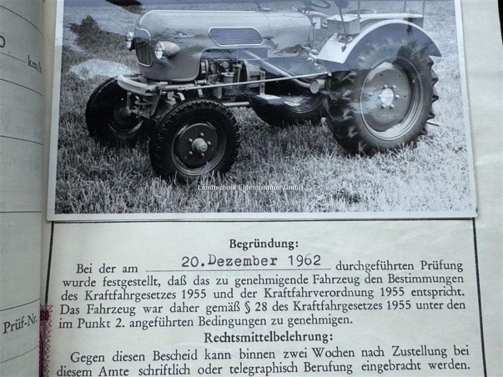 EICHER PANTHER, EM 295B d'occasion - Tracteur Collection - 1963