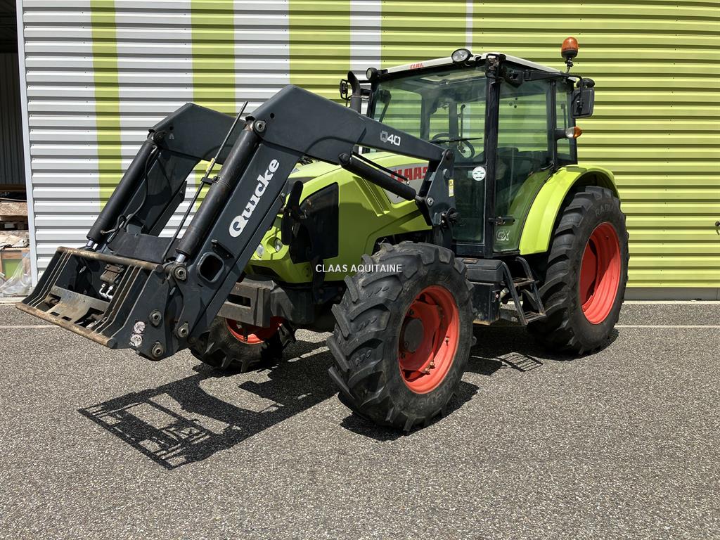CLAAS AXOS 330 CX + QUICKE Q40 d'occasion - Tracteur agricole - 2013