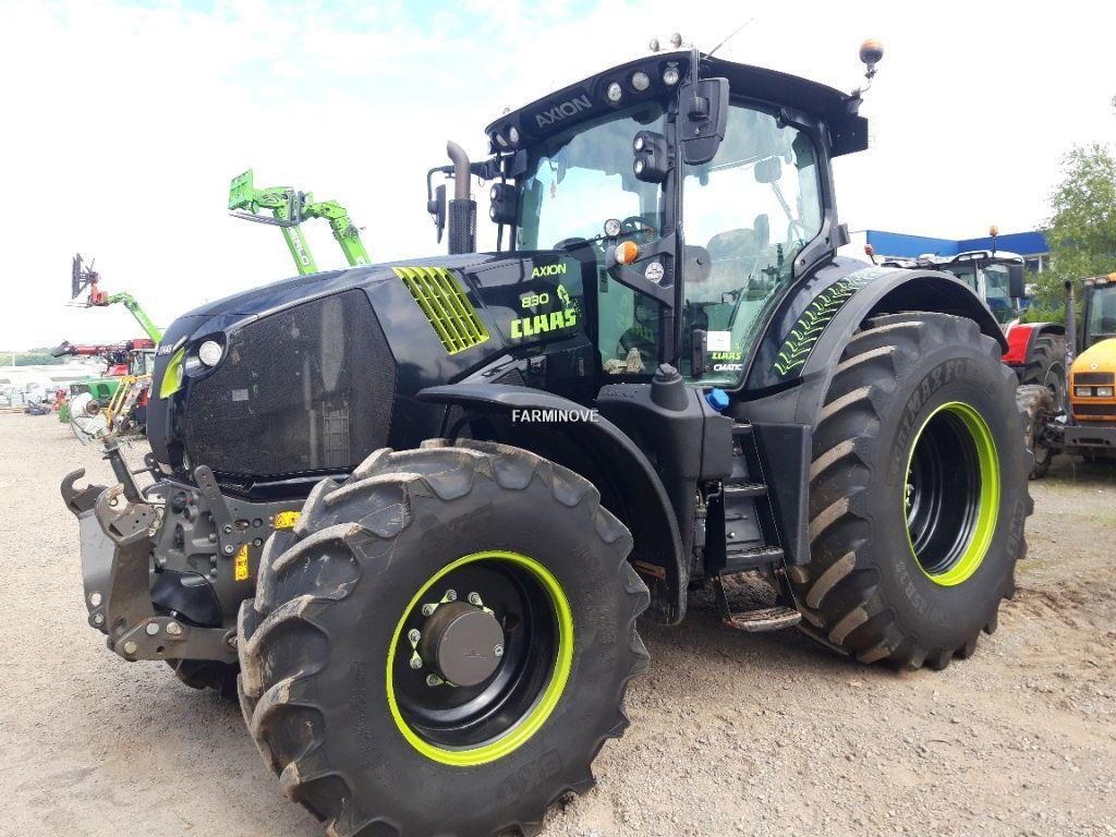 CLAAS AXION 830 CMATIC d'occasion - Tracteur agricole - 230 ch - 2018